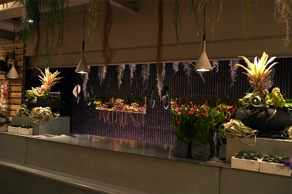 Objets décoratifs symphonie florale fleuriste juvignac